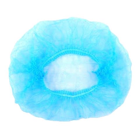 Badu Bg 100pcs Нетъкана шапка за душ за еднократна употреба Плисирана капачка за прах за дами и