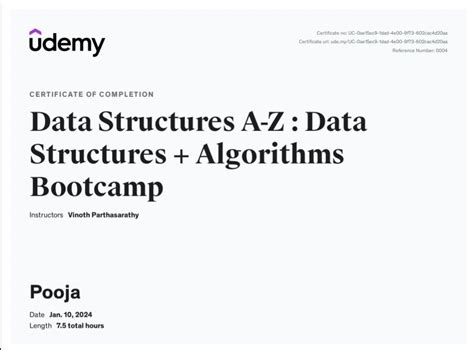 Pooja T On Linkedin Datastructures Algorithms Codingskills Udemy