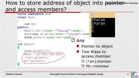 Pointer And Object In C