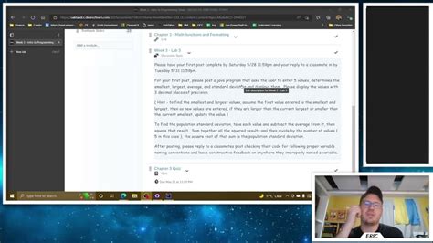 cis1500 intro to programming java lab 3 assigned youtube