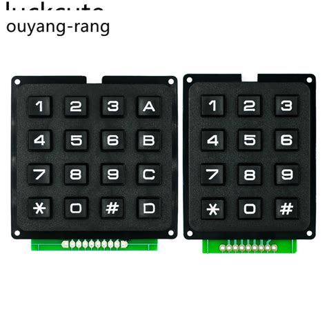 mô Đun bàn phím 4 x 4 4 x 3 matrix array 12 16 phím 4 4 4 3 cho arduino