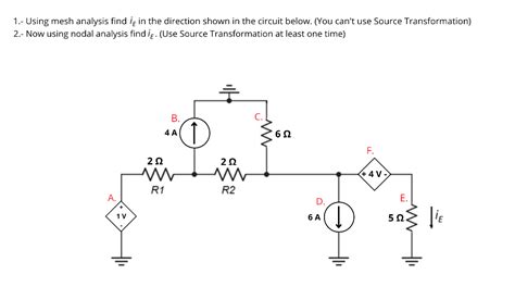 Solved Using mesh analysis find için the direction shown Chegg