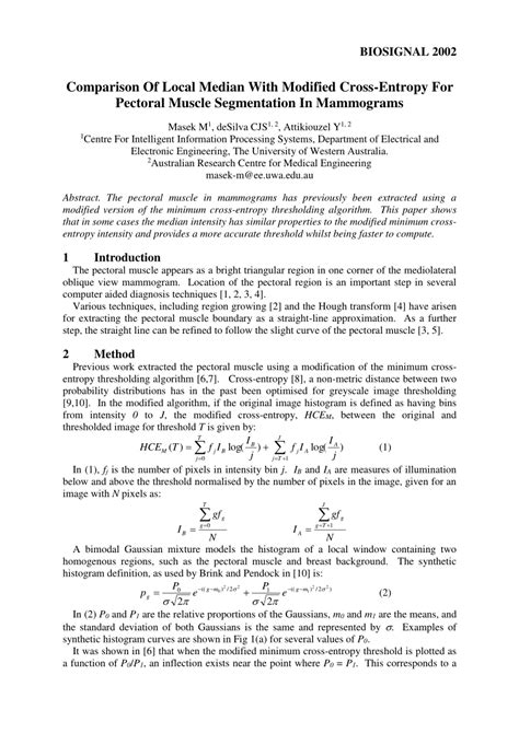 pdf comparison of local median with modified cross entropy for