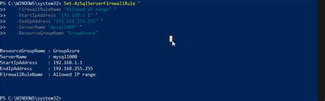 Azure Sql Database Configure Firewall