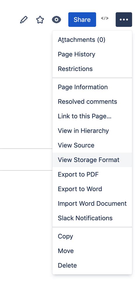 Confluence Storage Format Cloud