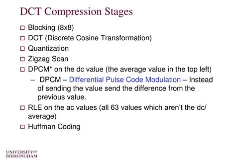 Ppt Multimedia Data The Dct And Jpeg Image Compression Powerpoint