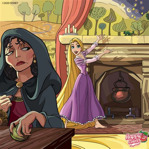 Tons Of Mistakes To Not Regret Tangled According To Happy Color App Rapunzel