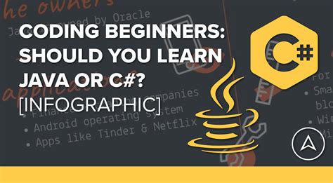 Coding Beginners Should You Learn Java Or C Infographic Tech Elevator