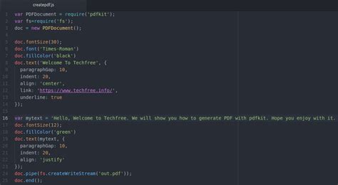 របៀបបង្កើត Pdf ជាមួយនឹង Nodejs