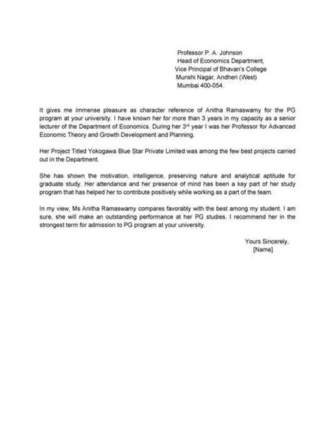 Amazing Personal Reference Letter Template Example RedlineSP