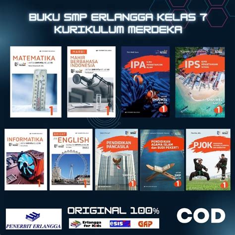 Jual Buku Smp Erlangga Kurikulum Merdeka Kelas 7 Shopee Indonesia
