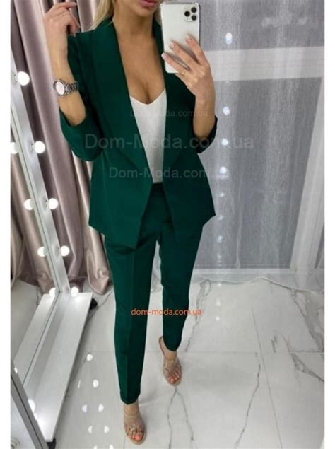 Жіночий діловий брючний костюм з піджаком купити за 580 грн Nd 6003 в магазині Будинок Моди