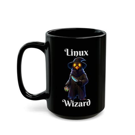 Tuxberry The Linux Wizard Coffee Mug Etsy