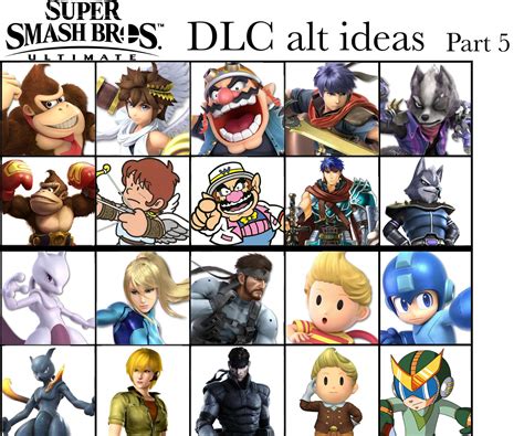 Super Smash Bros Ultimate Dlc Alt Ideas Part 5 R Casualnintendo