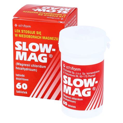 Slow Mag 64 Mg 60 Tabletek Dojelitowych Opinie Skład I Cena ️