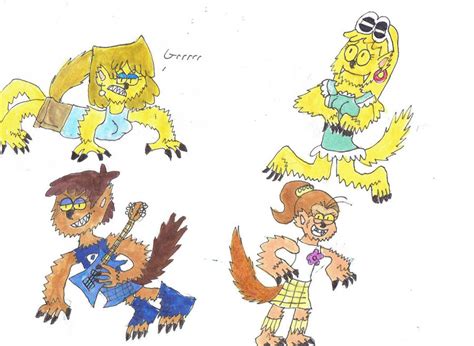 Loud House Werewolves By Bry Guy 1996 On Deviantart