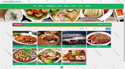 基于java Springboot美食食谱推荐系统 Csdn博客