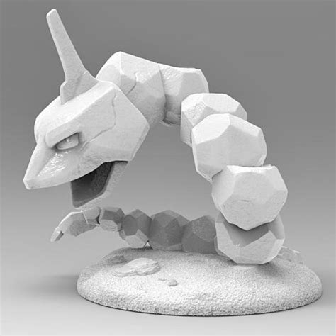 🐉 Onix 3d Pokemon Model・ Stl File For 3d Printing・cults