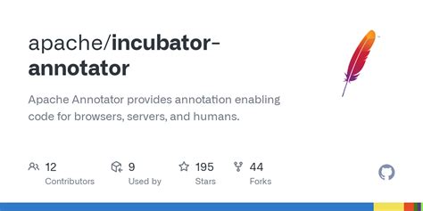 Github Apacheincubator Annotator Apache Annotator Provides Annotation Enabling Code For