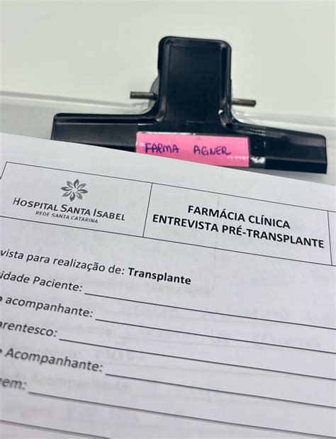 Farmáciaclínica Transplante Atençãofarmacêutica Saúde… Agner Motta Dos Santos