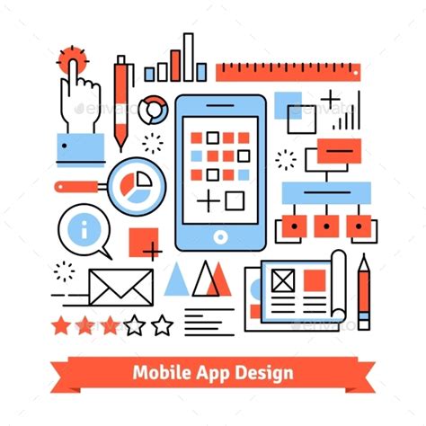 Mobile App Development Process Concept Vectors Graphicriver