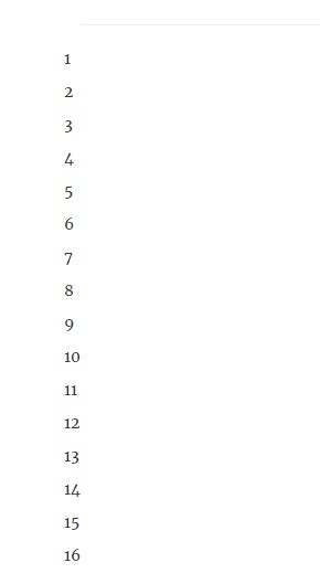 Html Generating Rows And Columns Within A Given Range Of Numbers