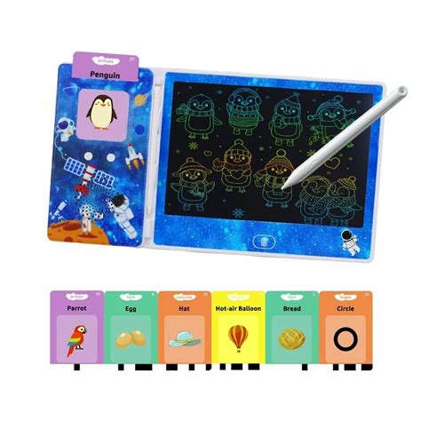 2 в 1 Lcd графичен таблет Vala® Space Интерактивен образователен за изучаване на английски