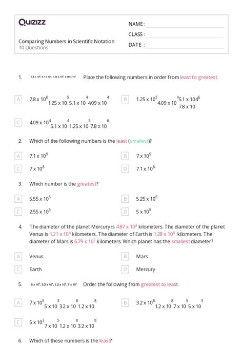50 Comparing Three Digit Numbers Worksheets For 6th Grade On Quizizz