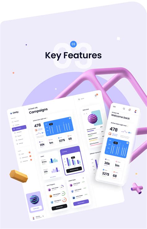 Unity Dashboard Kit Behance