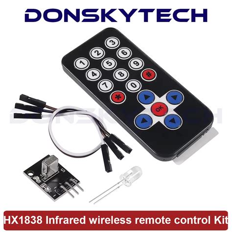 Hx1838 Infrared Wireless Remote Control Kit With Ir Remote Control And Receiver Module Arduino