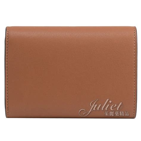 茱麗葉精品全新精品 LOEWE x Paula s Ibiza 雞尾酒印花釦式零錢短夾 咖 橘 現貨 Yahoo奇摩拍賣