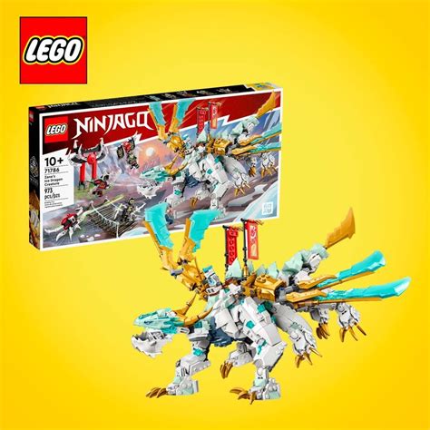 Конструктор LEGO Ninjago 71786 Zane's Ice Dragon Creature набор лего ...