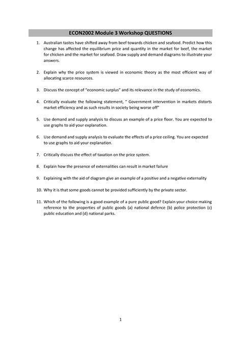 ECON2002 Module 3 Workshop Questions 1 ECON2002 Module 3 Workshop QUESTIONS Australian Tastes