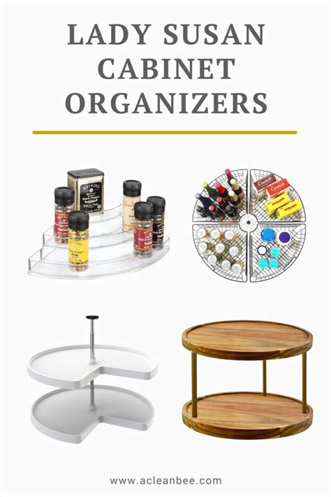 How To Organize A Lazy Susan Cabinet