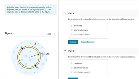 solved a circular loop of wire is in a region of spatially