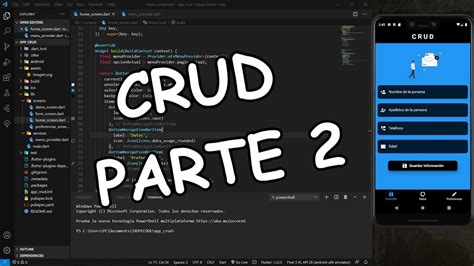 CRUD FLUTTER PARTE INICIO DE APLICACIÓN YouTube