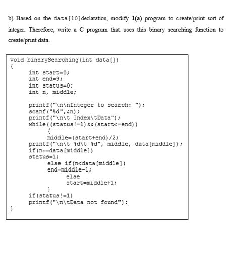Solved Given The Following Array Data A Int Chegg