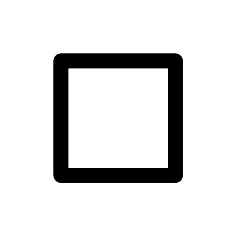 Basic Outline Stop Vector SVG Icon SVG Repo