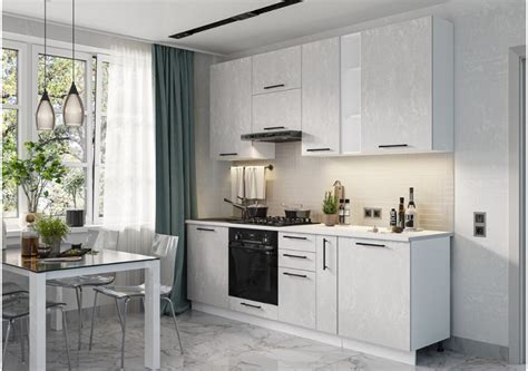 Купить модульную кухню Бетон фабрики Интерьер Центр в Краснодаре