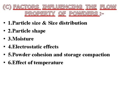Preformulation Hygroscopicity Powder Rheology Compaction Properties