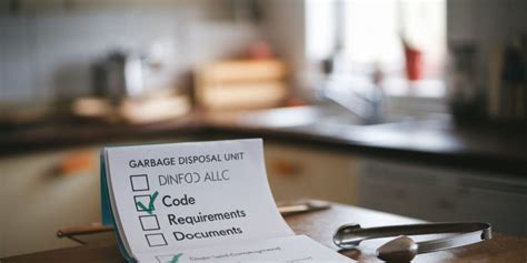 Garbage Disposal Code Requirements For Safe Installations