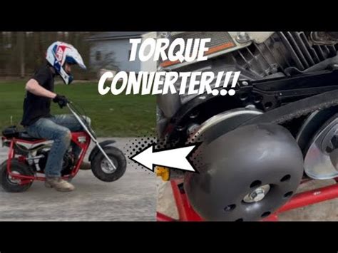 Installing Torque Converter On Our Mini Bike Youtube