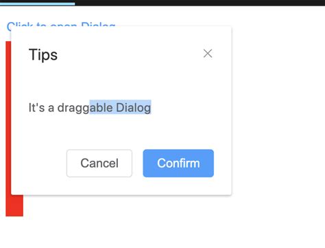 Bug Report Component Dialog The Dialog Component Will Be Covered