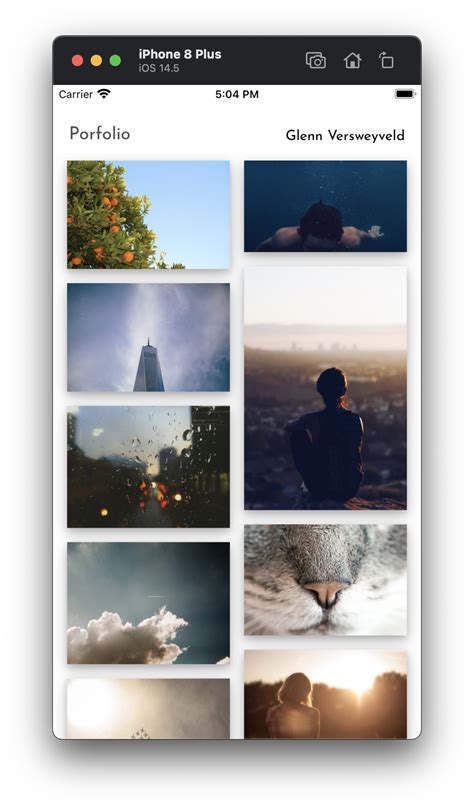Xamarin Forms Staggered View Masonry Depechies Outing