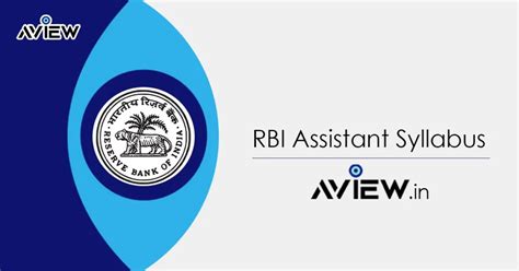 Rbi Assistant Syllabus 2023 And Exam Pattern For Prelims And Mains