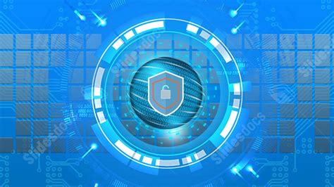 Blue Gradient Atmosphere Cyber Network Powerpoint Background For Free Download Slidesdocs