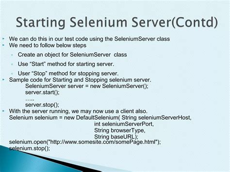 Selenium Basics By Quontra Solutions Ppt