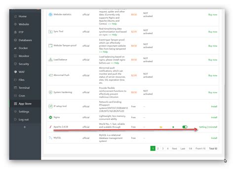 i installed apache 2 4 but received nginx aapanel free hosting