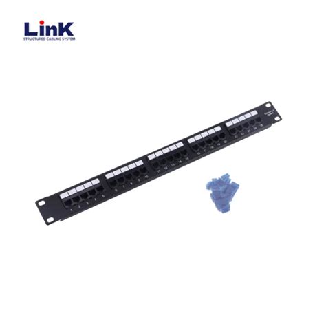 Cat6 24 Port Keystone Jack Shielded Patch Panel With Dust Covers For Data Centers Patch Panel