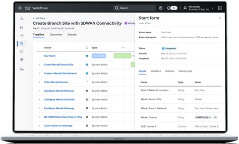 Cisco Workflows Network Automation Cisco